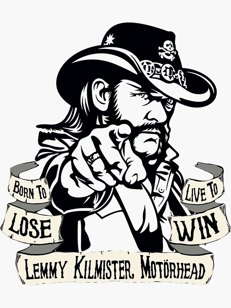 "Lemmy the King- Legend-" Sticker for Sale by Kemp313 | Redbubble