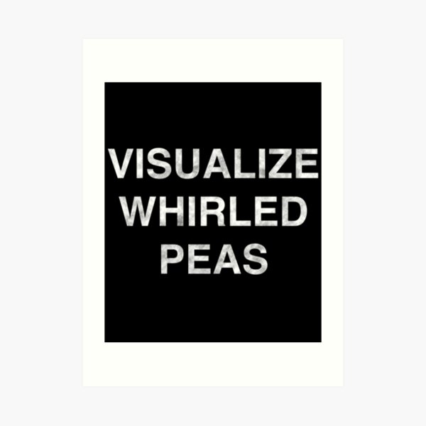 "Visualize whirled peas, visualize world peace parody, donating 100% of ...