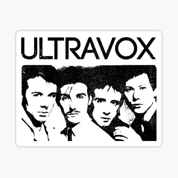 "Ultravox [Worn Look]" Sticker for Sale by fromthehip | Redbubble