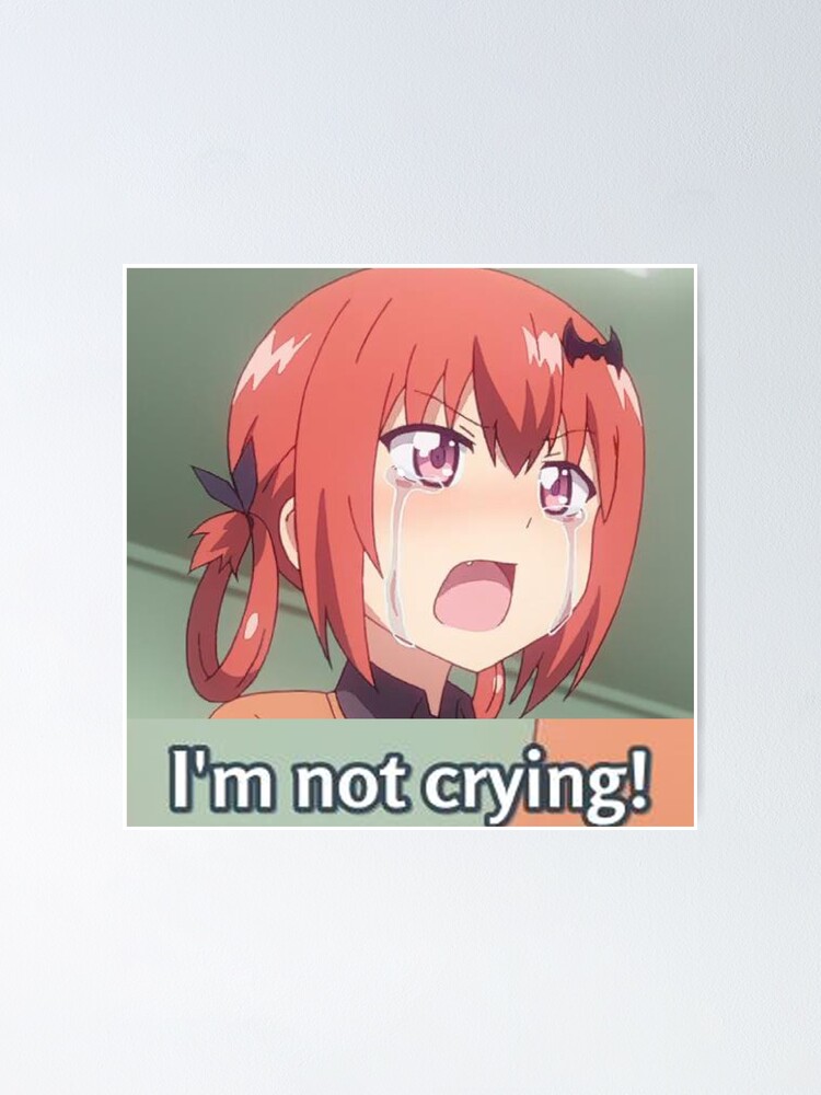 "Satania Gabriel Dropout Crying" Poster for Sale by 1Zaners | Redbubble