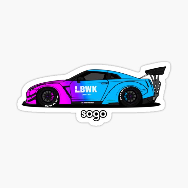 "JDP R35 Liberty Walk" Sticker for Sale by SogoCristian | Redbubble