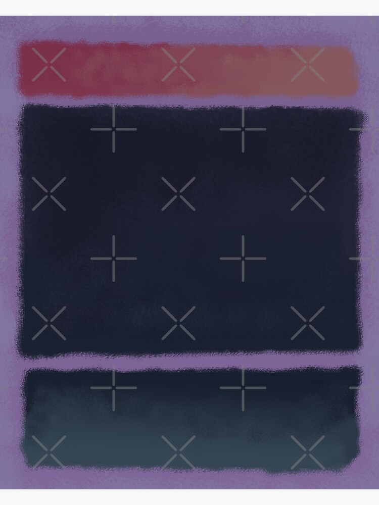 "Rothko in digital style" Poster for Sale by MoreFaces | Redbubble