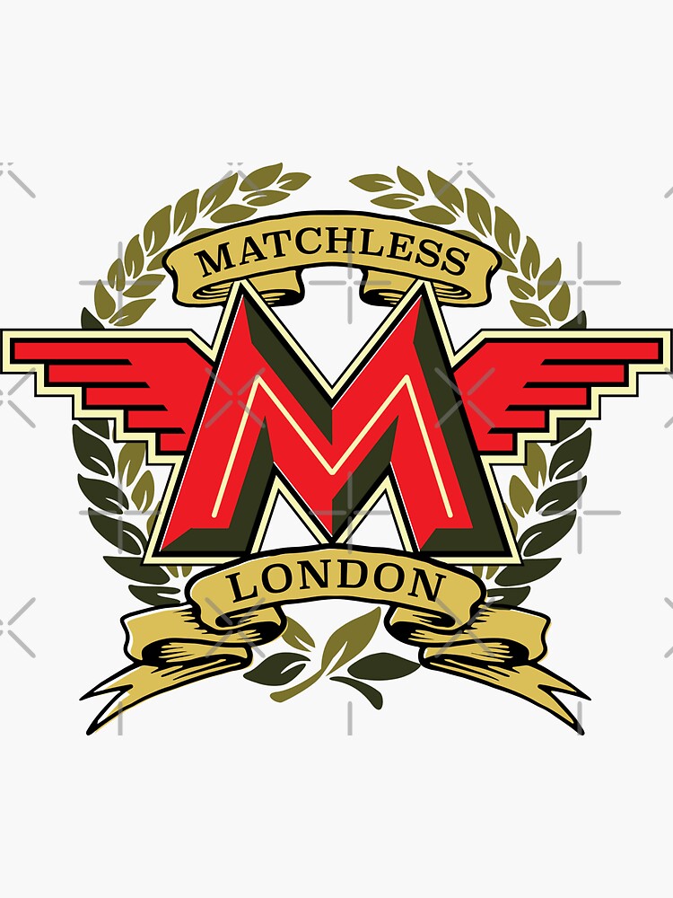 "Classic British Motorcycle - Matchless" Sticker for Sale by ...