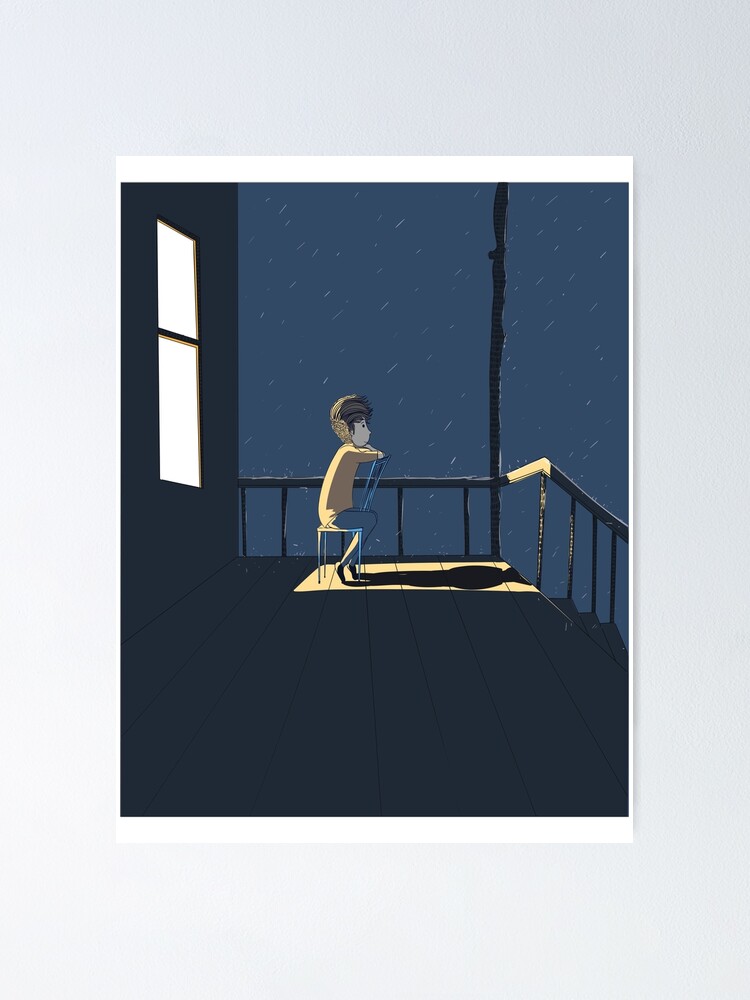 "Sad boy" Poster for Sale by yenichannn | Redbubble