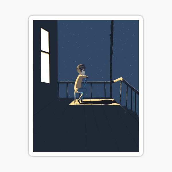 "Sad boy" Sticker for Sale by yenichannn | Redbubble