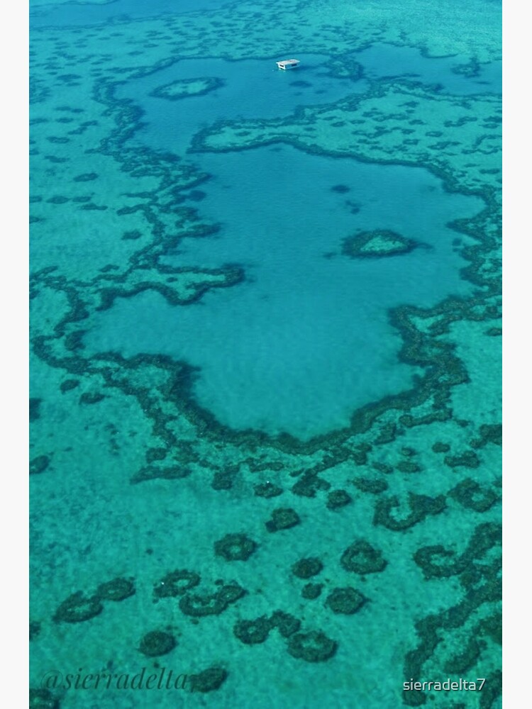 "Heart Reef on The Great Barrier Reef " Poster for Sale by sierradelta7 ...