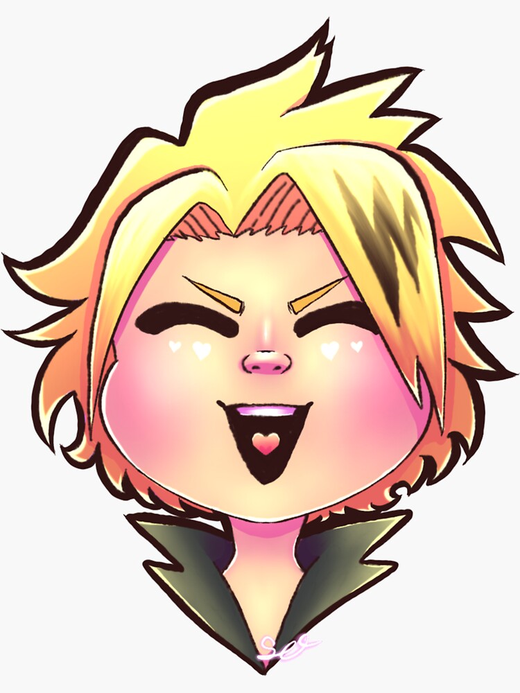"Denki Kaminari" Sticker by ShortAndSad | Redbubble