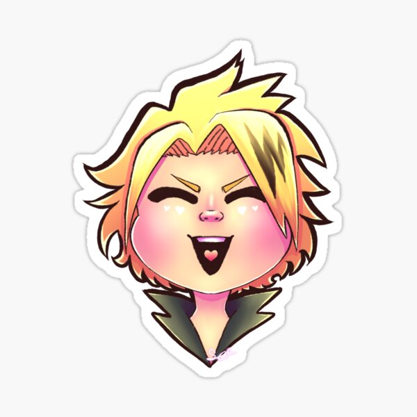 "Denki Kaminari" Sticker by ShortAndSad | Redbubble