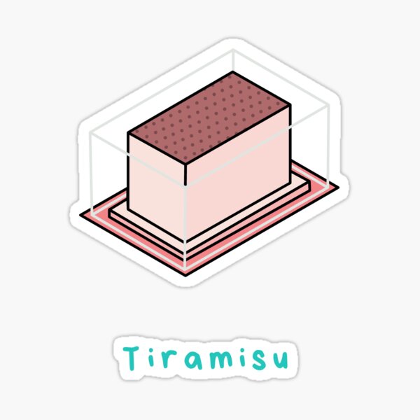 "Tiramisu" Sticker for Sale by craftscottage | Redbubble