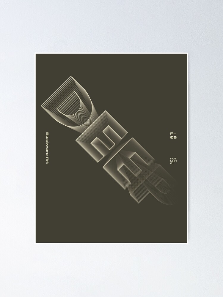 "Deep Think" Poster by BloatwareArt | Redbubble