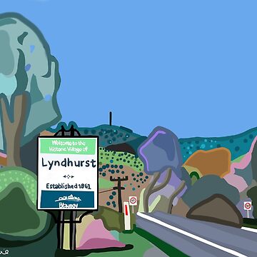 "Lyndhurst, NSW Australia" Sticker for Sale by TraceyMackieArt | Redbubble