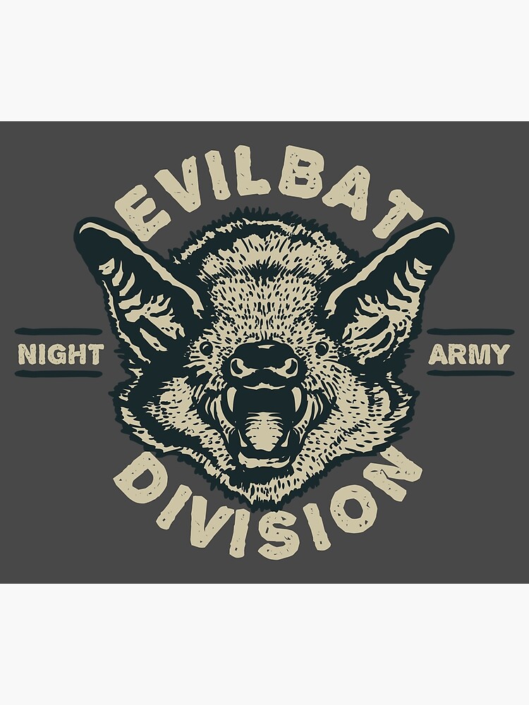 "Evil Bat" Poster for Sale by Bonkoi | Redbubble