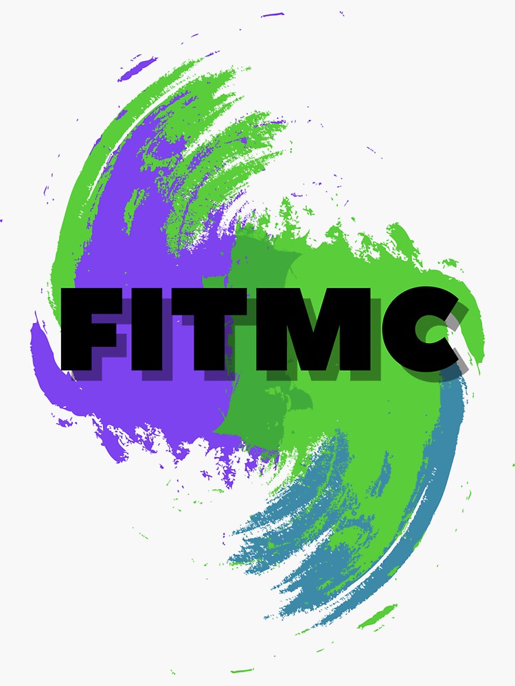 "Fitmc Fitness Freak 2b2t Minecraft Skin" Sticker by NanoCrypto | Redbubble