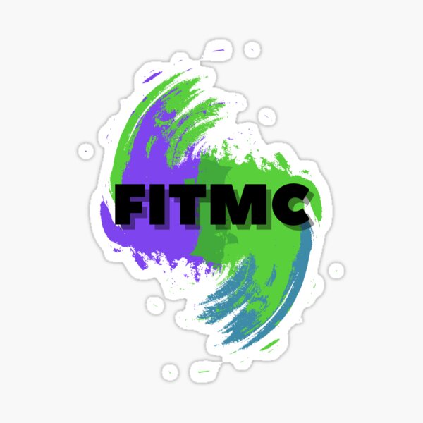 "Fitmc Fitness Freak 2b2t Minecraft Skin" Sticker by NanoCrypto ...