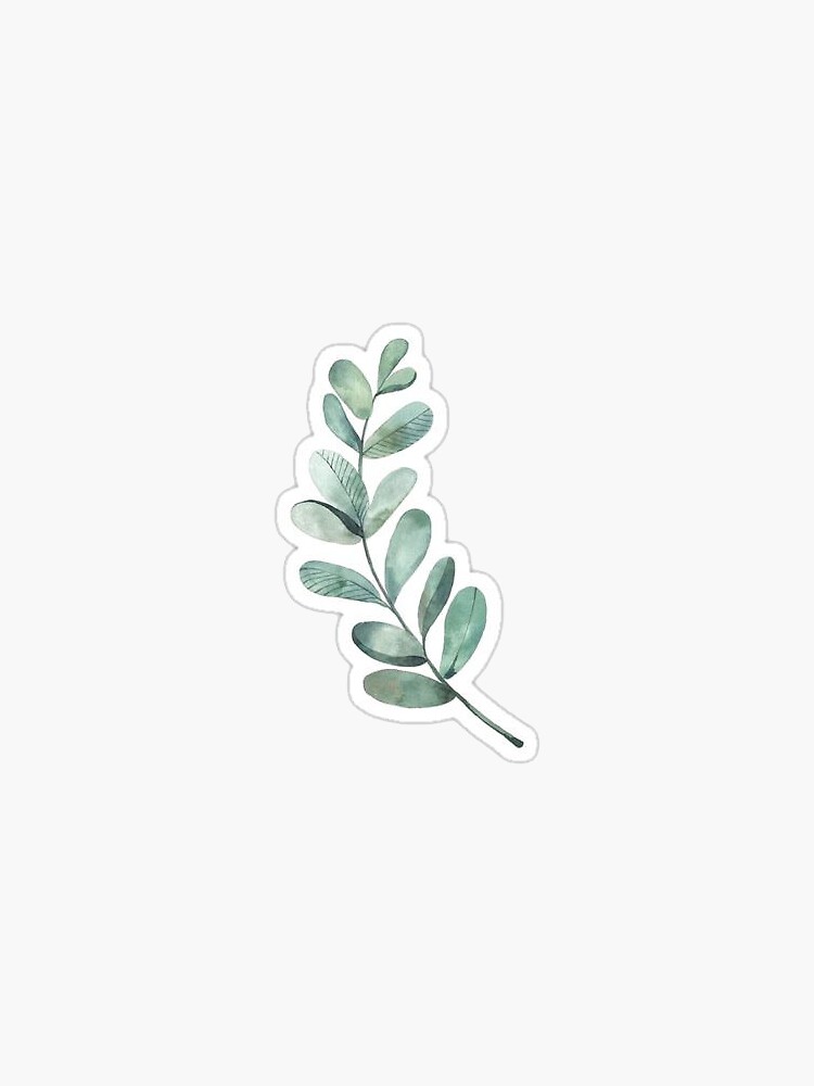 "Mint leaf sticker" Sticker for Sale by 1Array | Redbubble