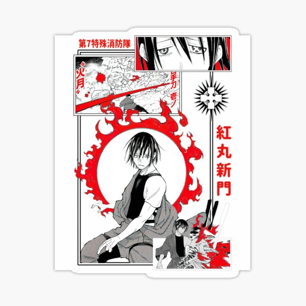 "Benimaru Fire force Lightweight " Sticker by sugarcanetunisi | Redbubble