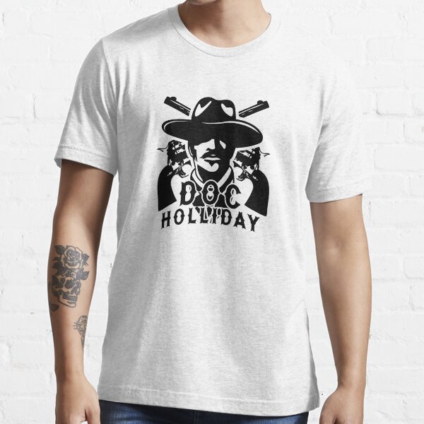 "Doc Holiday " T-shirt for Sale by coltonbarry | Redbubble | western t ...