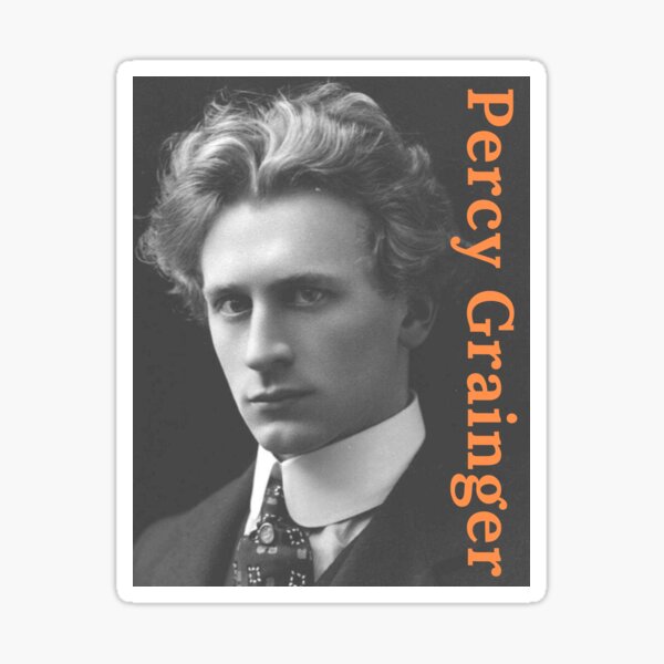 "Percy Grainger" Sticker for Sale by QVector | Redbubble