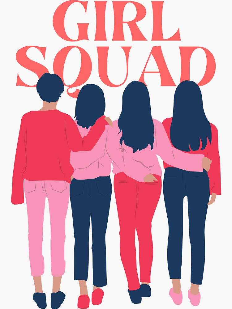 "Girl Squad " Sticker by stcyco | Redbubble