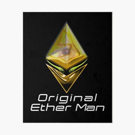 Lámina rígida «OEM - Cabeza original de color dorado Ether Man con ...