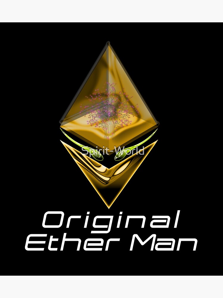 Lámina metálica «OEM - Cabeza original de color dorado Ether Man con ...