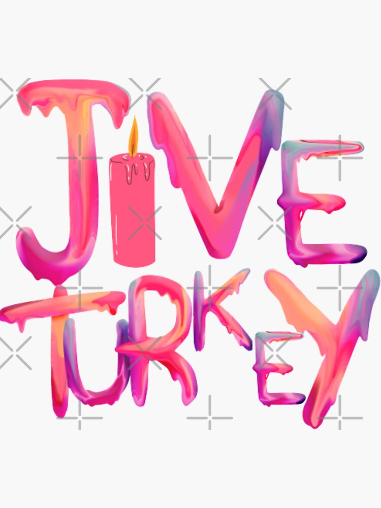 "Funny Jive Turkey Thanksgiving" Sticker for Sale by omard1993 | Redbubble