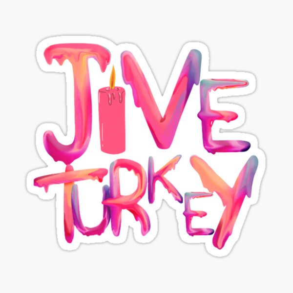 "Funny Jive Turkey Thanksgiving" Sticker for Sale by omard1993 | Redbubble
