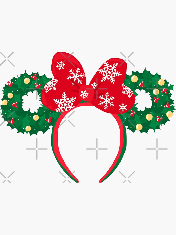 "Holiday Ears" Sticker for Sale by Cammi Friederichs | Redbubble