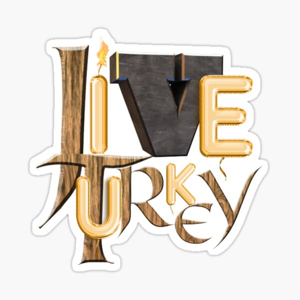 "Funny Jive Turkey Thanksgiving" Sticker for Sale by omard1993 | Redbubble