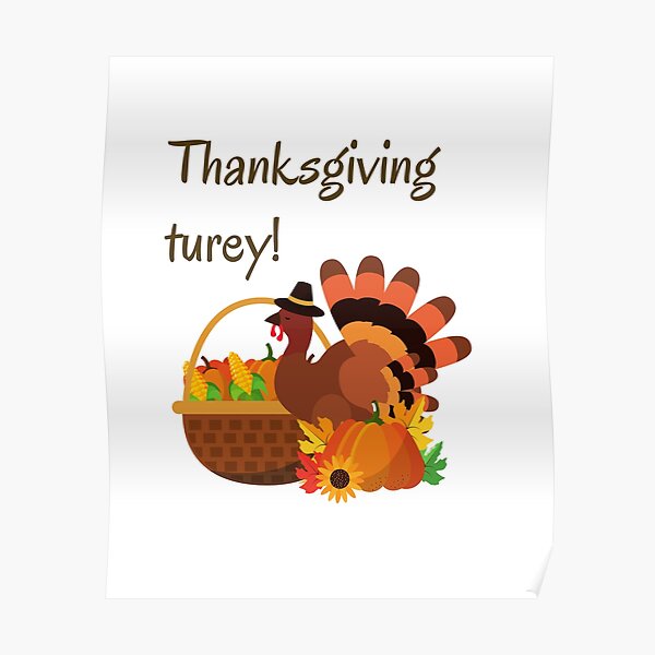 Póster «Thanhsgiving Turkey Mom Gift Crapy Design Regalo de ...