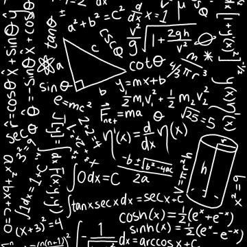 "math physics equations pattern cool " Poster for Sale by ...