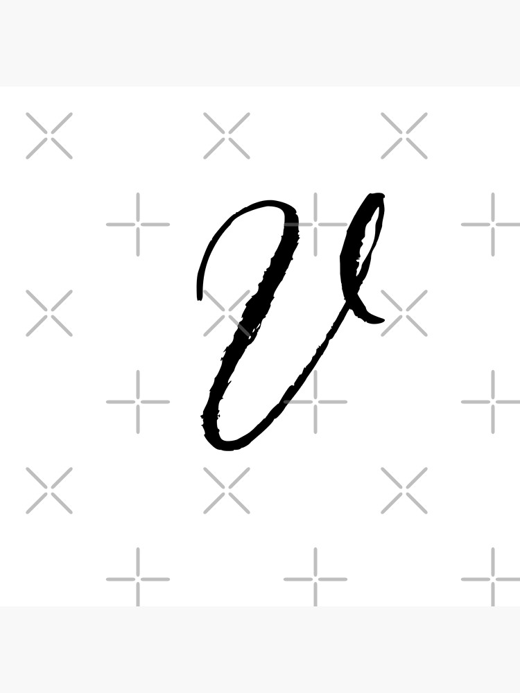 Letra V De Caligrafía