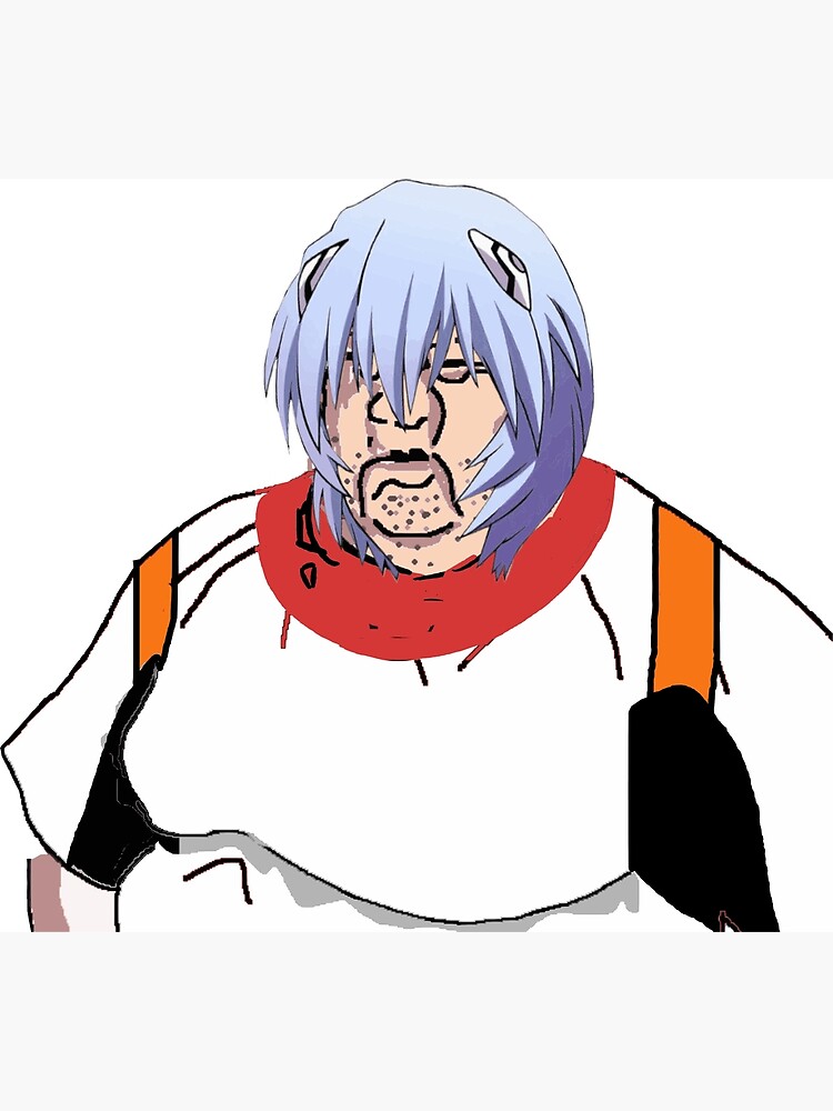 "Rei Ayanami Norf FC Meme" Art Print by FatalPhallus | Redbubble