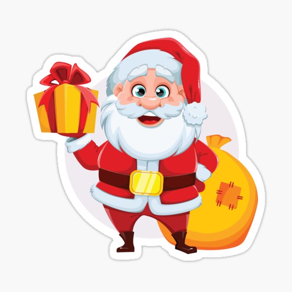 "Santa Say Merry Christmas Ho Ho Ho" Sticker for Sale by othmanbtt ...