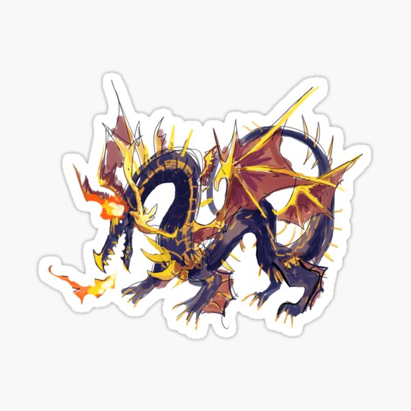 "midgardsormr" Sticker for Sale by demonrice | Redbubble