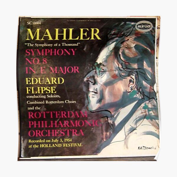 "Mahler" Poster for Sale by Vintaged | Redbubble