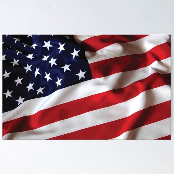 Usa American Flag Waving Printable