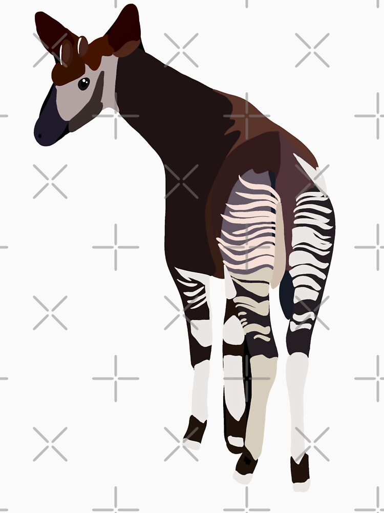 "O is for Okapi" T-shirt for Sale by thezoogirl | Redbubble | okapi t ...