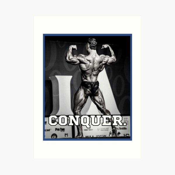 "Chris Bumstead Mr Olympia - CBUM Bodybuilding Conquer" Art Print for ...