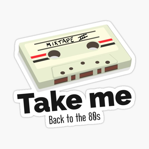 "Mixtape Nostalgia " Sticker for Sale by adamajd | Redbubble
