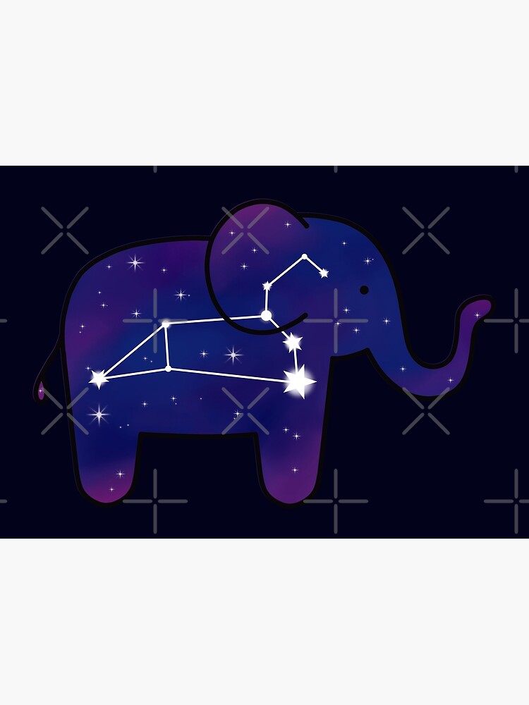 "Cute elephant with leo zodiac sign" Poster for Sale by BoringElephants ...