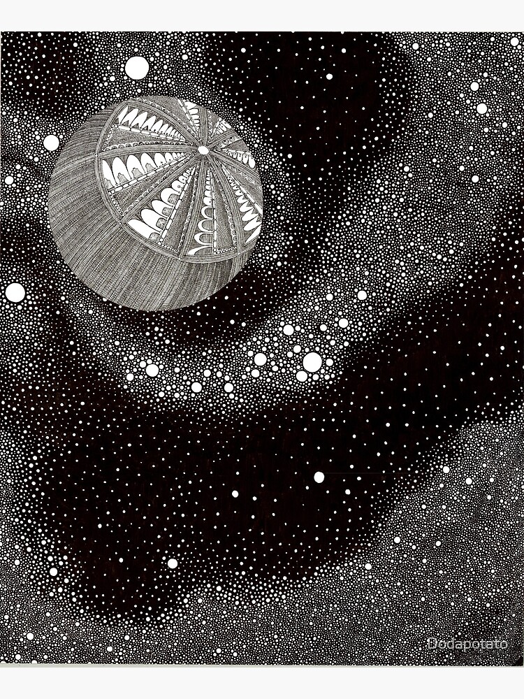 "Dyson Sphere Concept Ink Drawing" Poster for Sale by Dodapotato ...