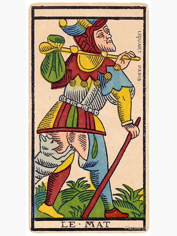"Vintage Le Mat Tarot Card" Poster by Pisceano | Redbubble