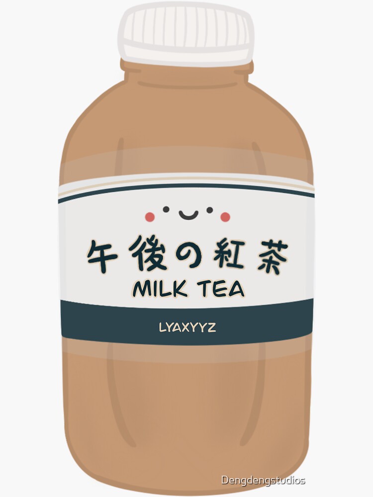 "milk tea" Sticker by lyaxyyz | Redbubble