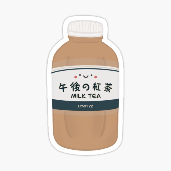 "milk tea" Sticker by lyaxyyz | Redbubble