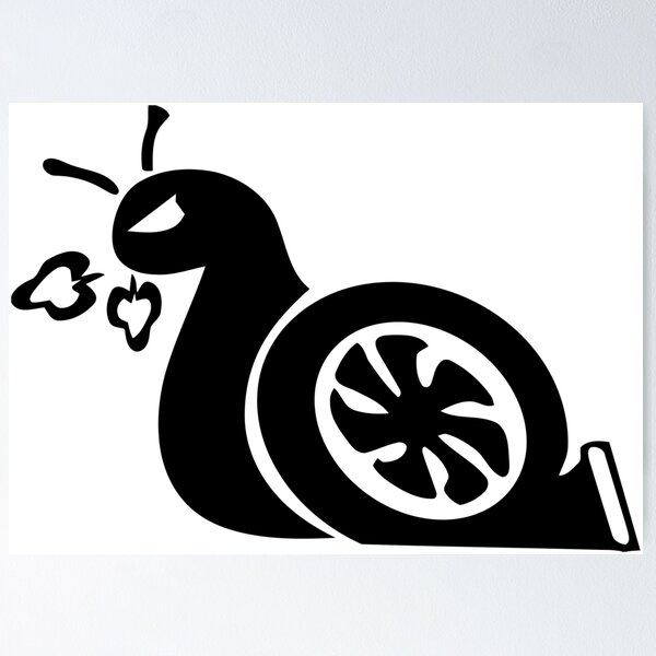 "Turbo Snail" Poster for Sale by thefutureisnow | Redbubble