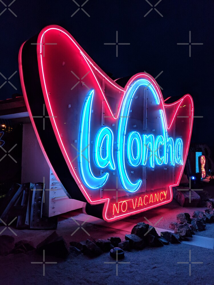 "La Concha Neon Sign" Sticker for Sale by fionatgray | Redbubble