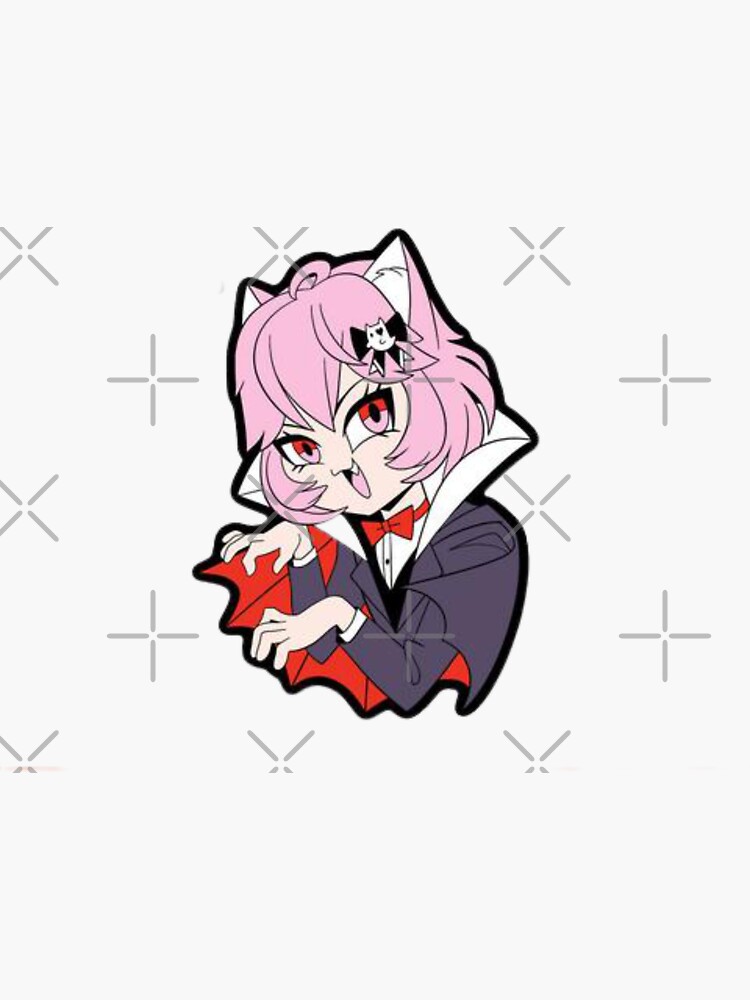 " Silvervale Vshojo nyan-costume" Sticker for Sale by Elijah5455 ...