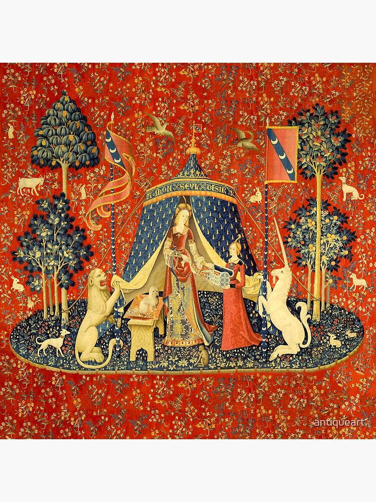 "Lady and the Unicorn Medieval Tapestry" Poster for Sale by antiqueart ...