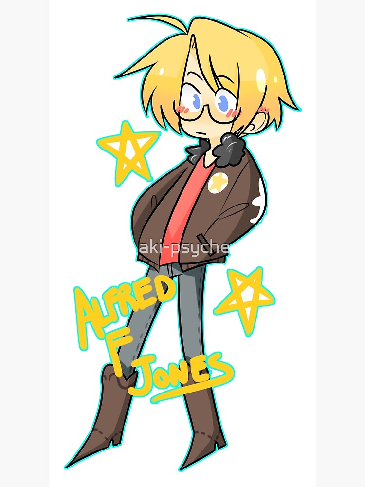 "APH America doodle" Poster for Sale by aki-psyche | Redbubble